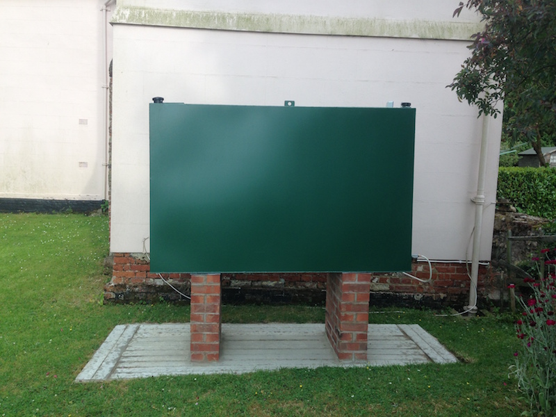 New Oil Tank Installation – Combined Heat Ltd